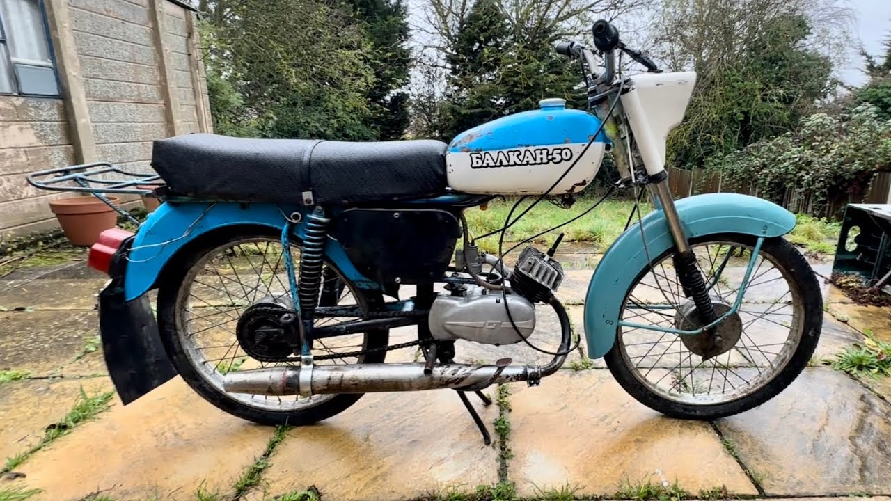 Balkan 50 will it run after 20 years in storage? - YouTube
