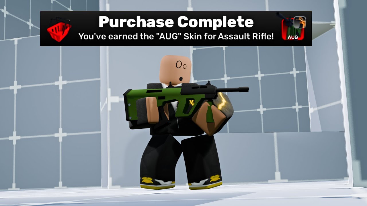 I got the AUG in Rivals.. - YouTube