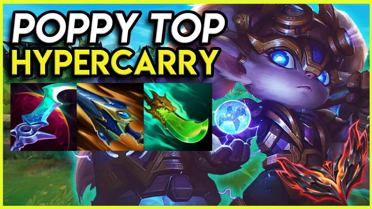 HYPERCARRY Bruiser Poppy Top Lane - YouTube