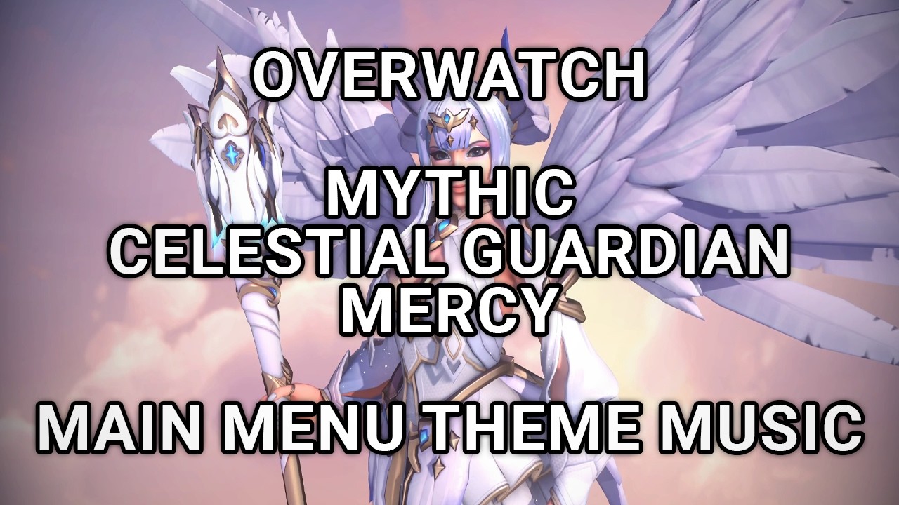 Overwatch Season 1 (2026) - Mythic Mercy Celestial Guardian Main Menu ...