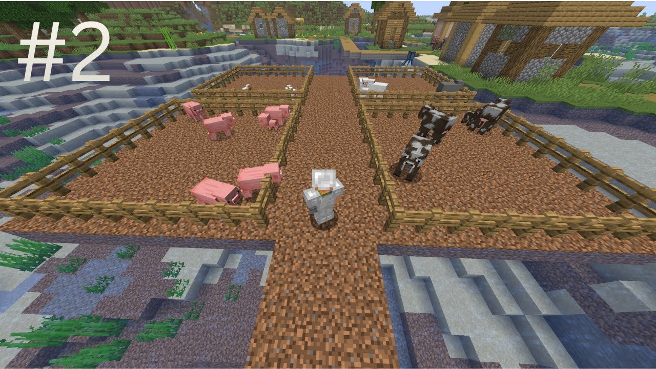 I built a ANIMAL FARM in MINECRAFT SURVIVAL - YouTube