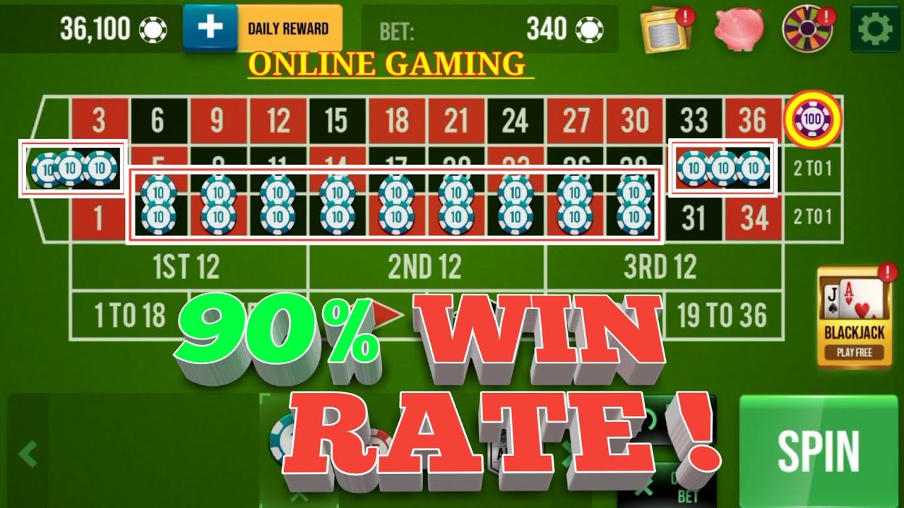 90% WIN RATE ROULETTE STRATEGY || Roulette Strategy To Win || Roulette ...