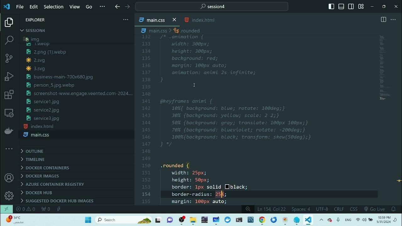 front end course - session 5 - part 10 - YouTube