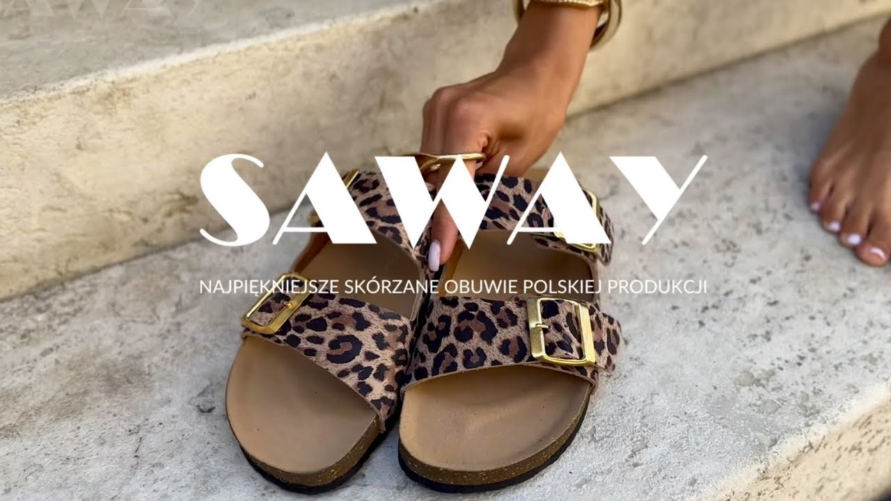 Skórzane klapki na lato kupisz na saway.pl 🥰 #saway #obuwiedamskie # ...