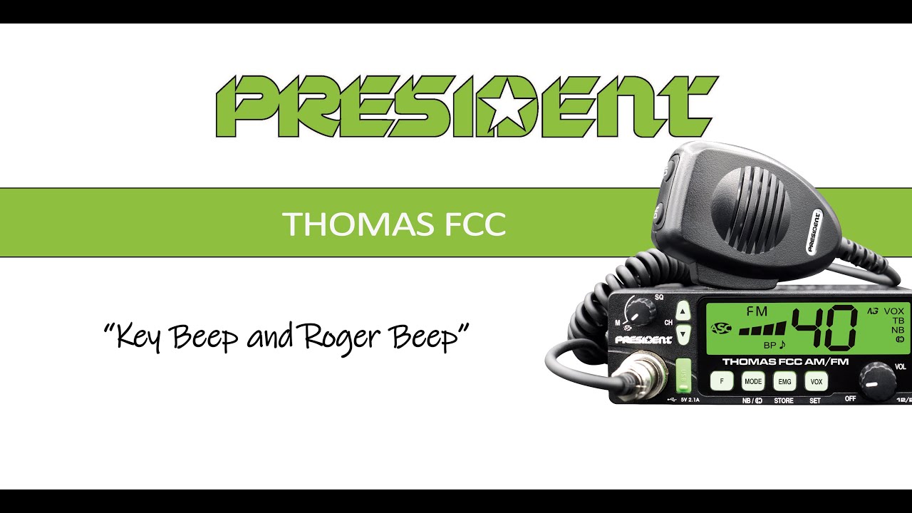 Thomas FCC: Key Beep and Roger Beep - YouTube