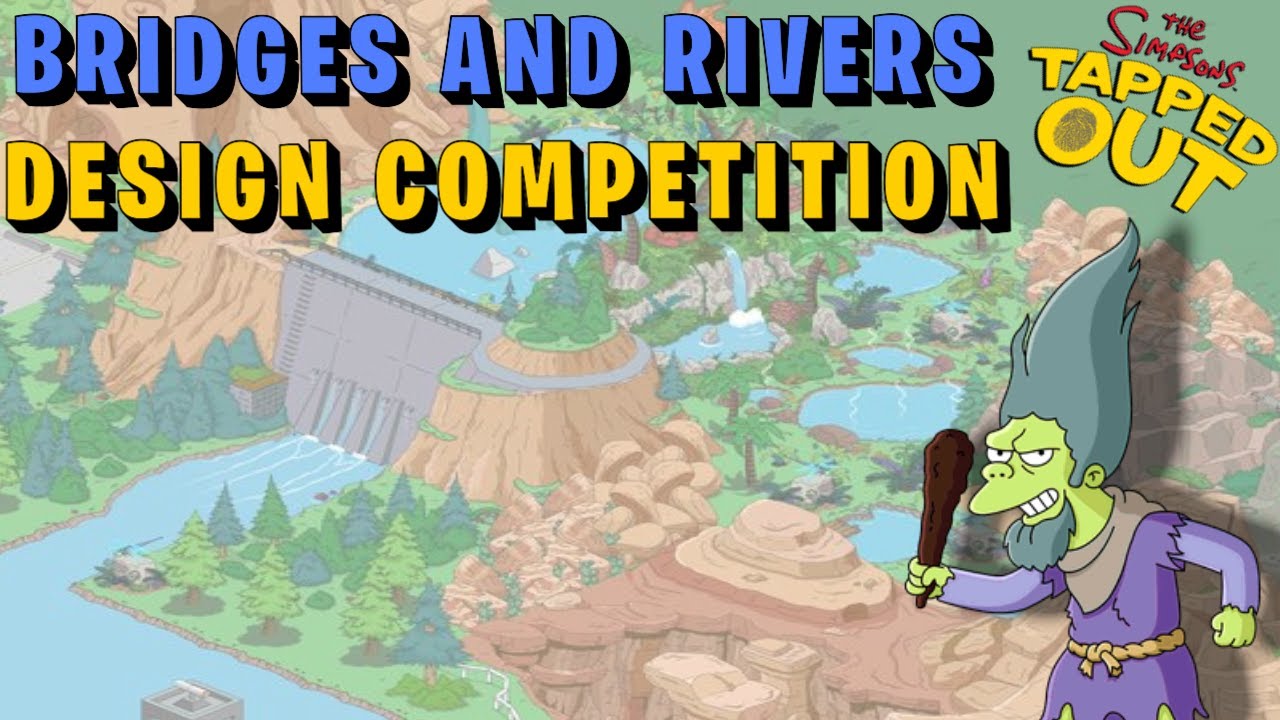 The Simpsons Tapped Out | Bridges & Rivers Design Competition! - YouTube