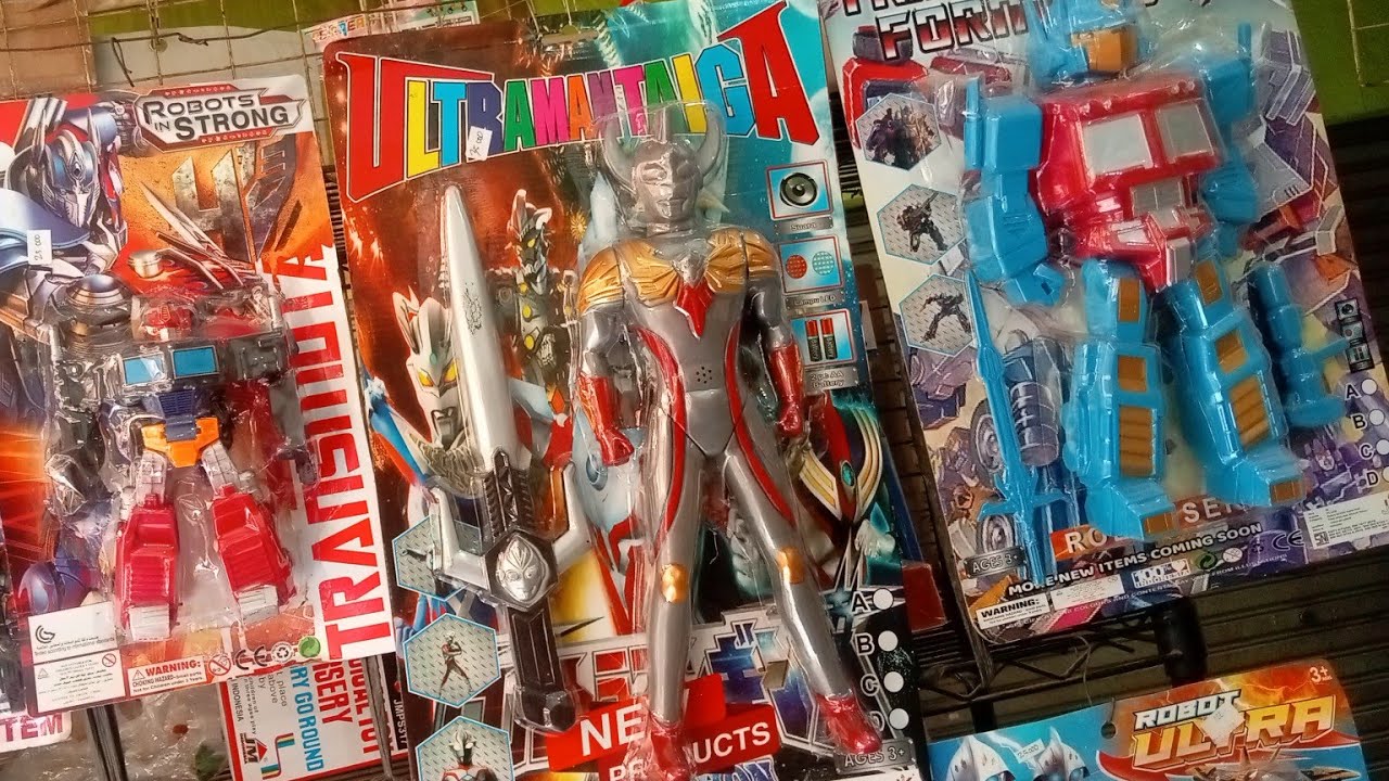 baruu review robot ultramen dino dan robot transformers - YouTube