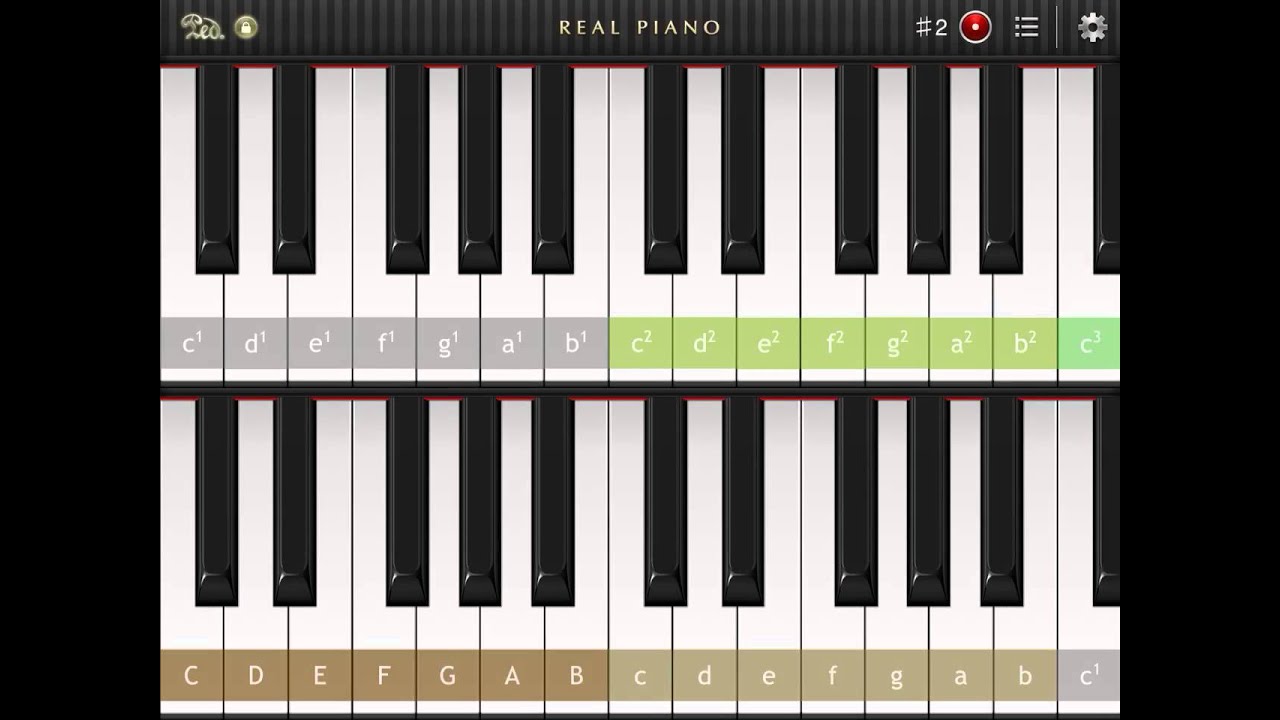 Real Piano iPad - YouTube