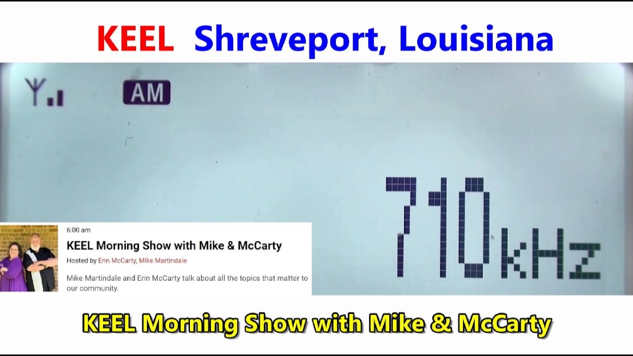 710 KEEL - Shreveport, Louisiana captada en Zapopan (oeste), México ...