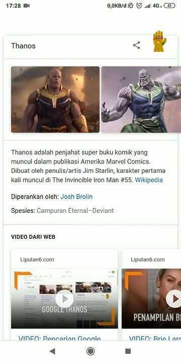 Thanos Google Gauntlet - YouTube