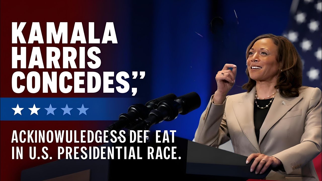 FULL SPEECH _ Kamala Harris Acknowledges Defeat in U.S. Presidential ...