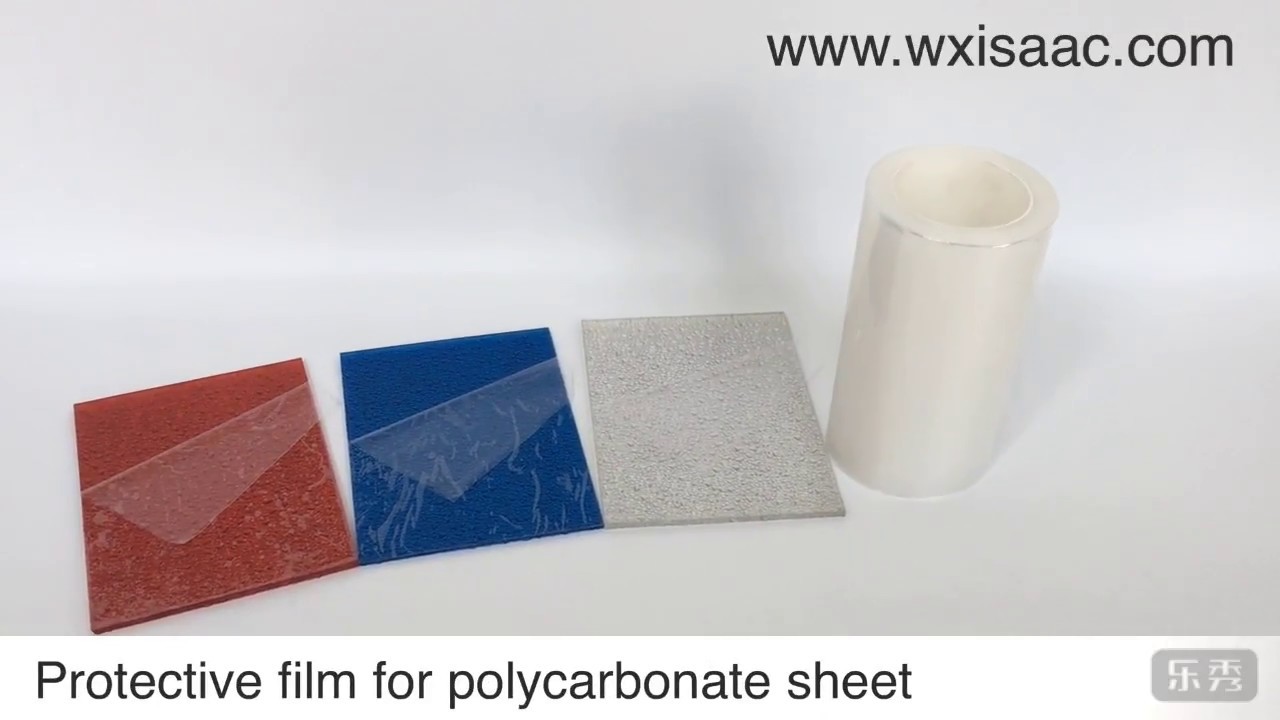 Protective film for polycarbonate sheet - YouTube