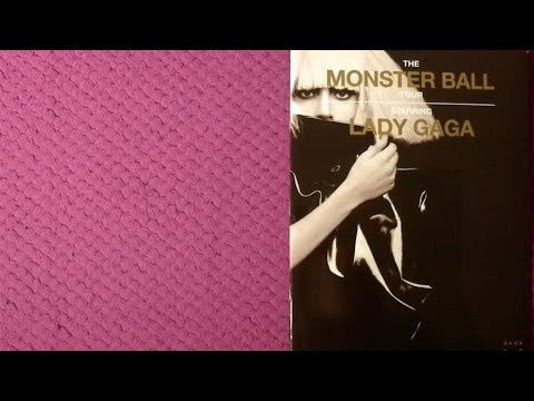 Lady Gaga Monsters Ball Tour Program- A Look Inside - YouTube