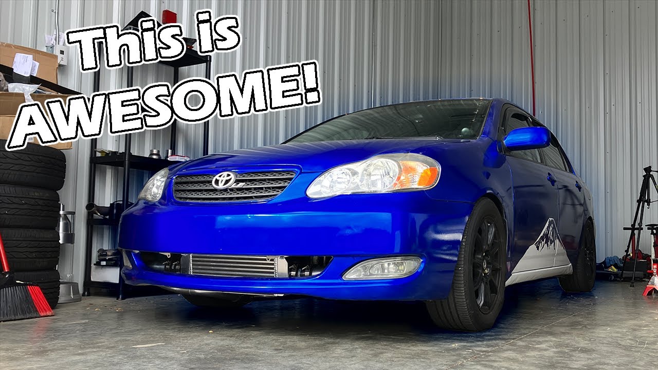 First Drive In The Turbo Corolla! - YouTube