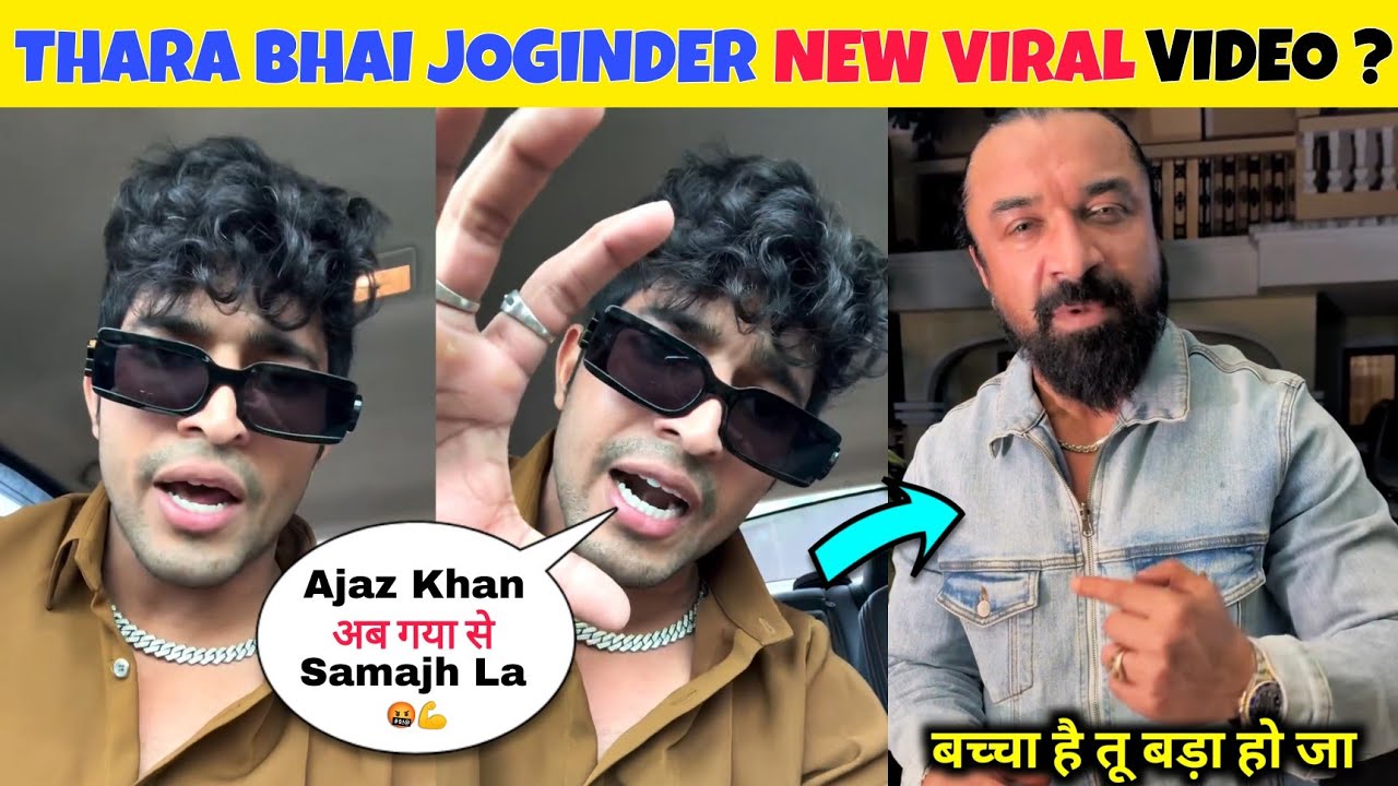 Thara Bhai Joginder Again Reply To Ajaz Khan | Elvish And Rajat Dalal ...