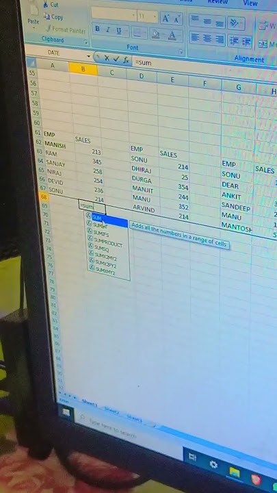 addition on excel using shortcut key #viral #tech #trending #howto #excel #microsoft - YouTube