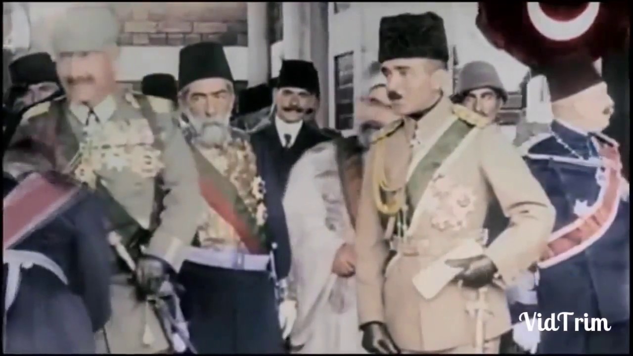 the Colorful Footage of the Ottoman Sultan Welcoming the German Emperor ...