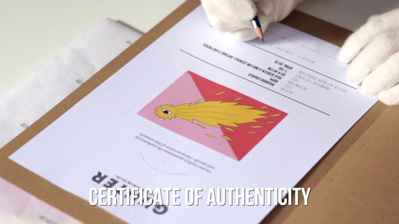 This is how you will receive your artwork in a folder - YouTube