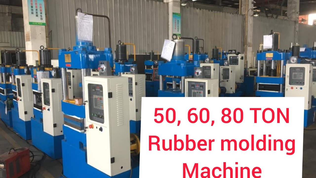 RUBBER MOLDING MACHINE 50 TON, 60 TON, 80 TON DOWN STORK - YouTube