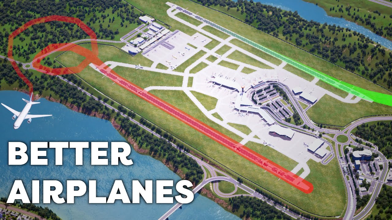 Fixing airplane take-off and landing in Cities: Skylines - YouTube