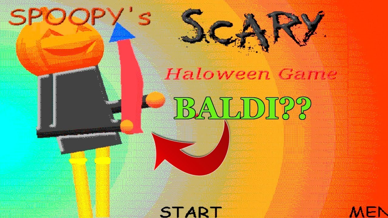 BALDI'S SPOOPY SCARY HALLOWEEN GAME!! | Baldi's Basics in Education and ...