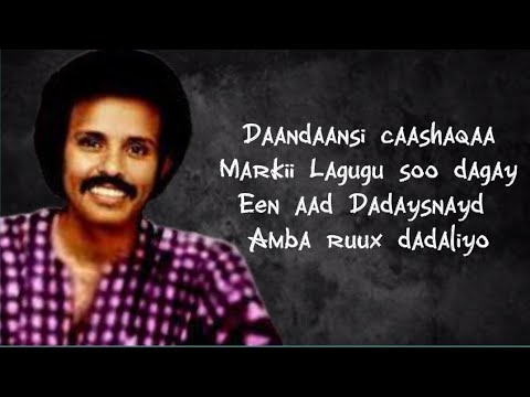 Maxamed Mooge Liibaan| Daandaansi Caashaq | | Lyrics And Video HD - YouTube