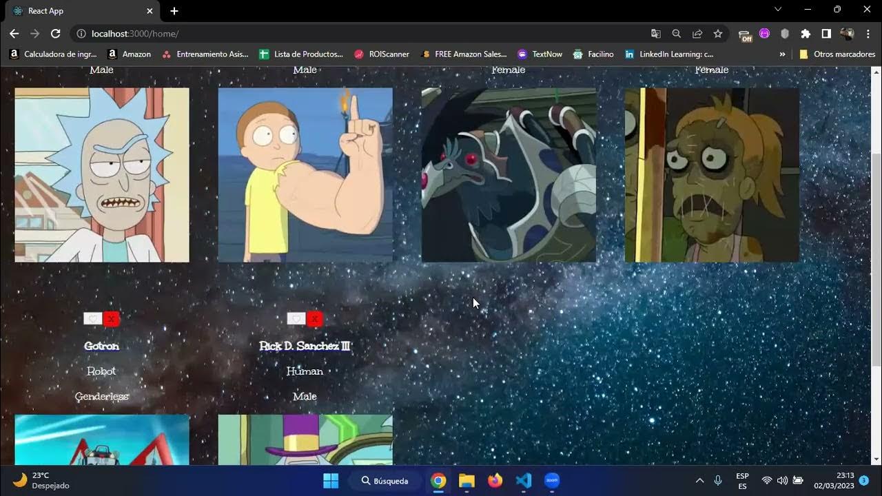 Rick And Morty React, Redux, API - YouTube