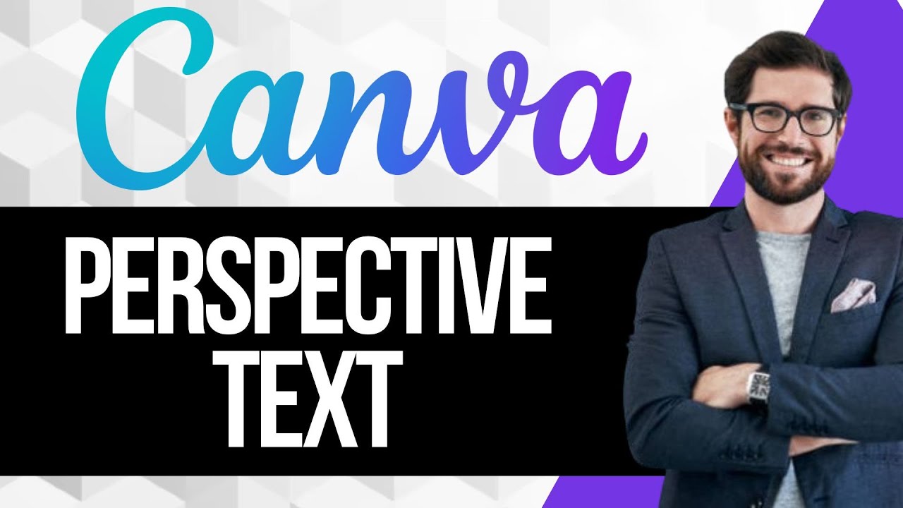 How to Create Perspective Text in Canva - YouTube