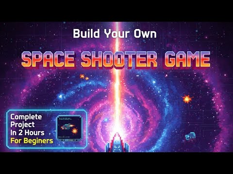 How To Create Space Shooting Game Using Python Pygame | Too Coder - YouTube