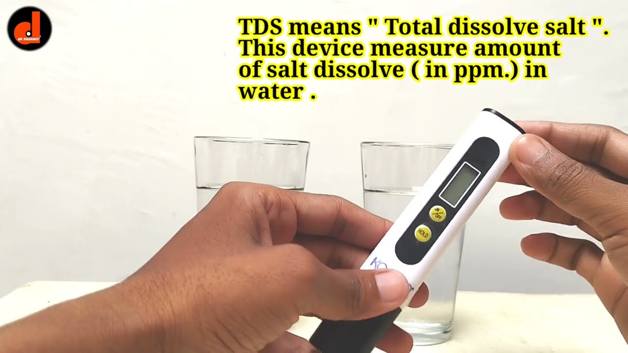 How to measure TDS of water at home ||TDS metre experiment ...