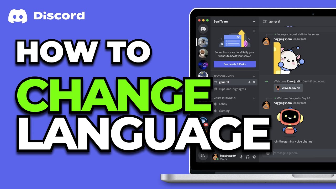 How To Change Language on Discord Step by step - YouTube
