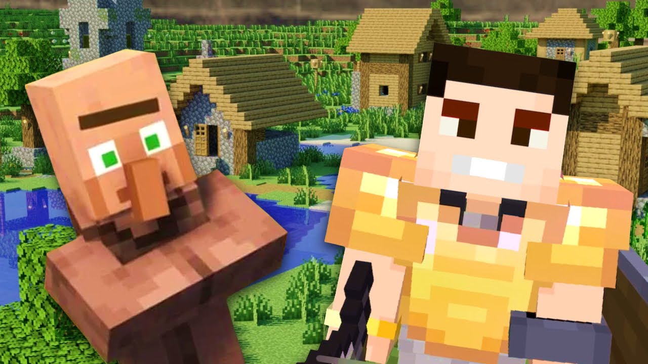 I FOUND A VILLAGE!! | Minecraft Part 2 - YouTube