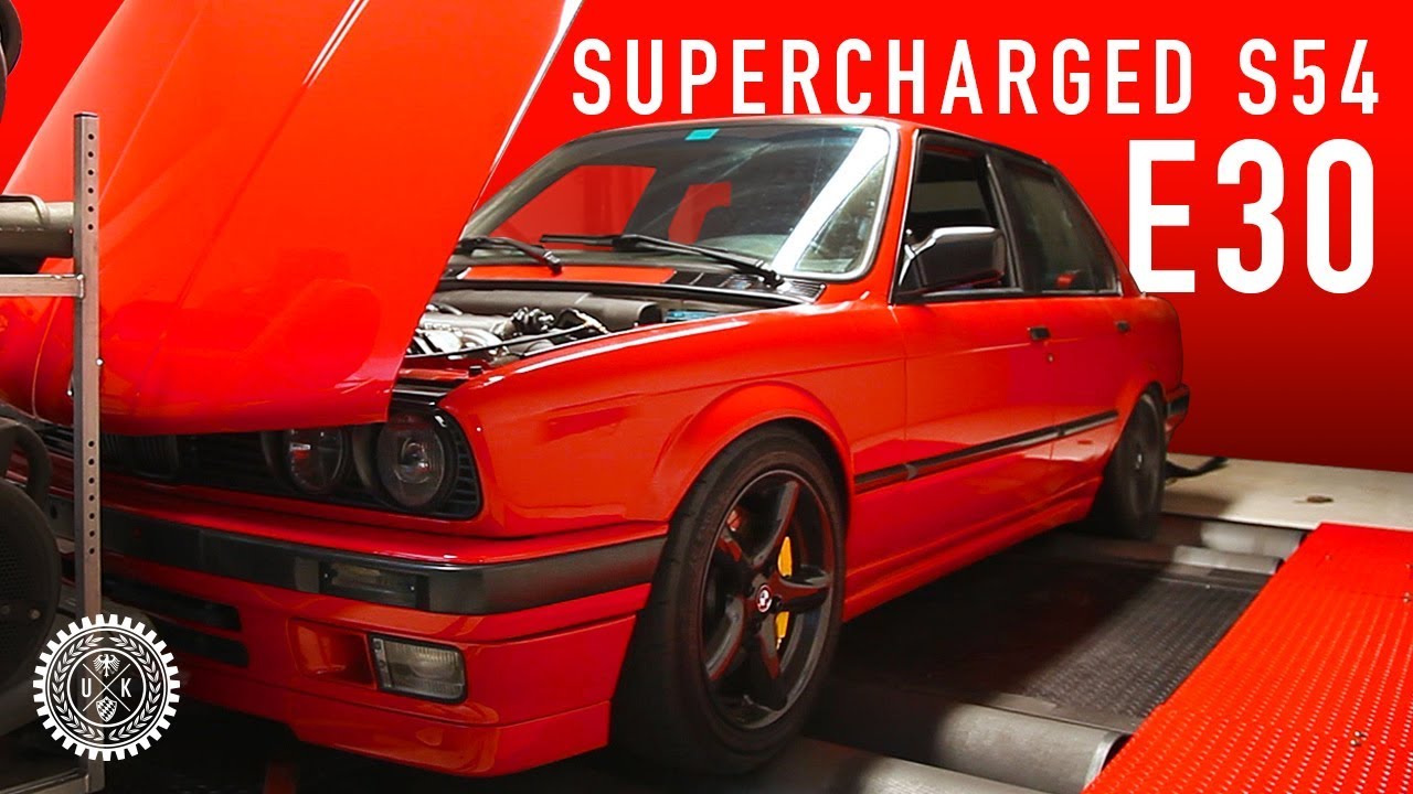 Supercharged S54 E30 - YouTube
