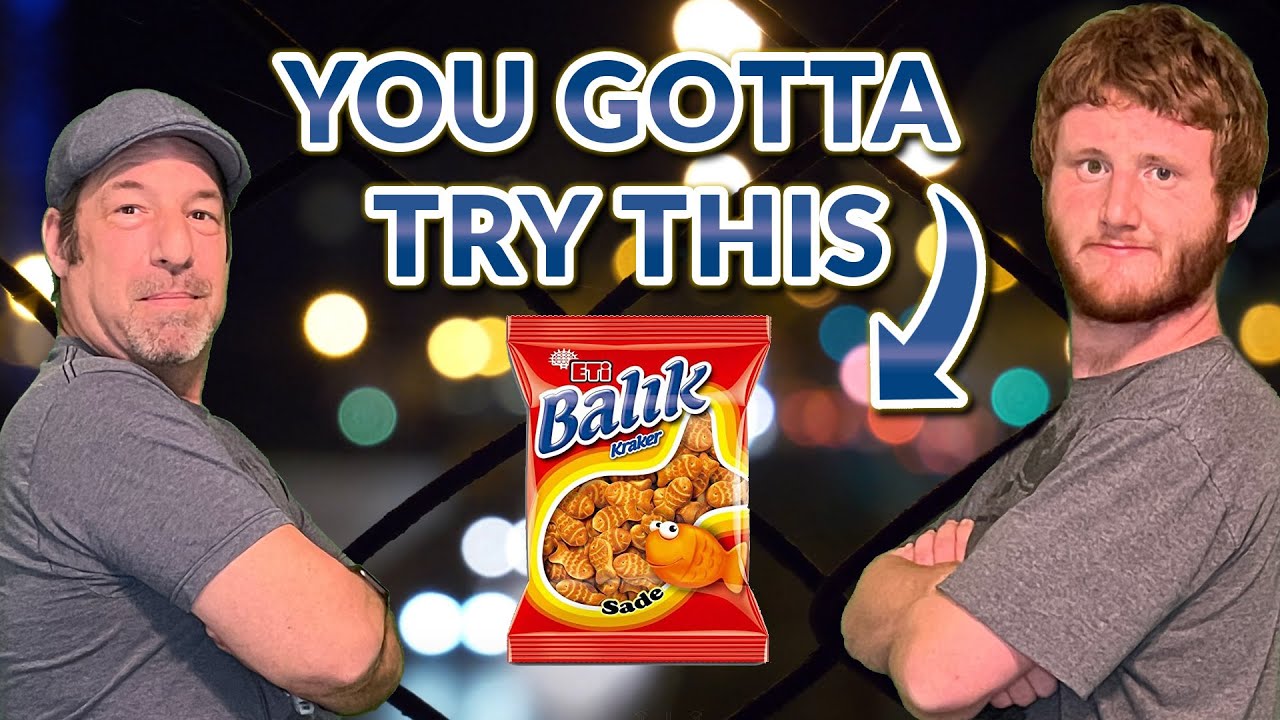 Americans Try Eti Balik Crackers from Turkey for the First Time - YouTube