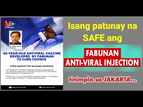 ISANG PATUNAY NA SAFE ang FABUNAN ANTI-VIRAL INJECTION (GAMOT SA COVID ...