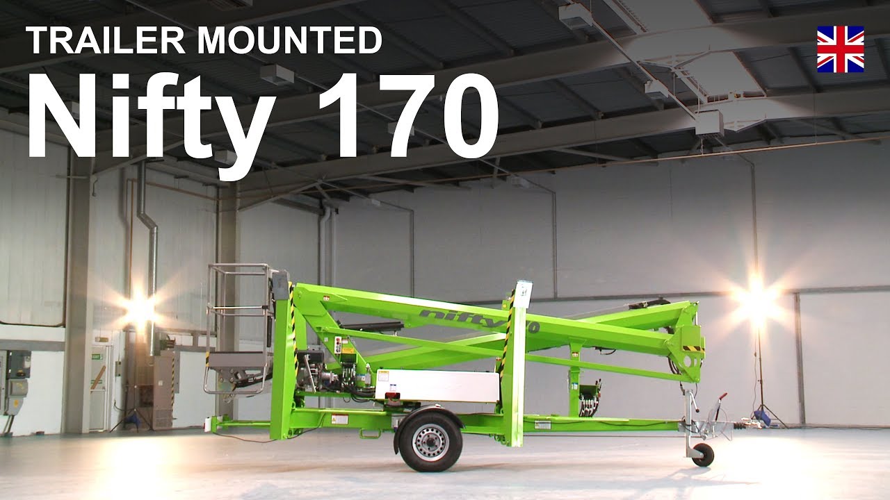 Nifty 170 Product Video | Trailer Mounted Cherry Picker from Niftylift ...