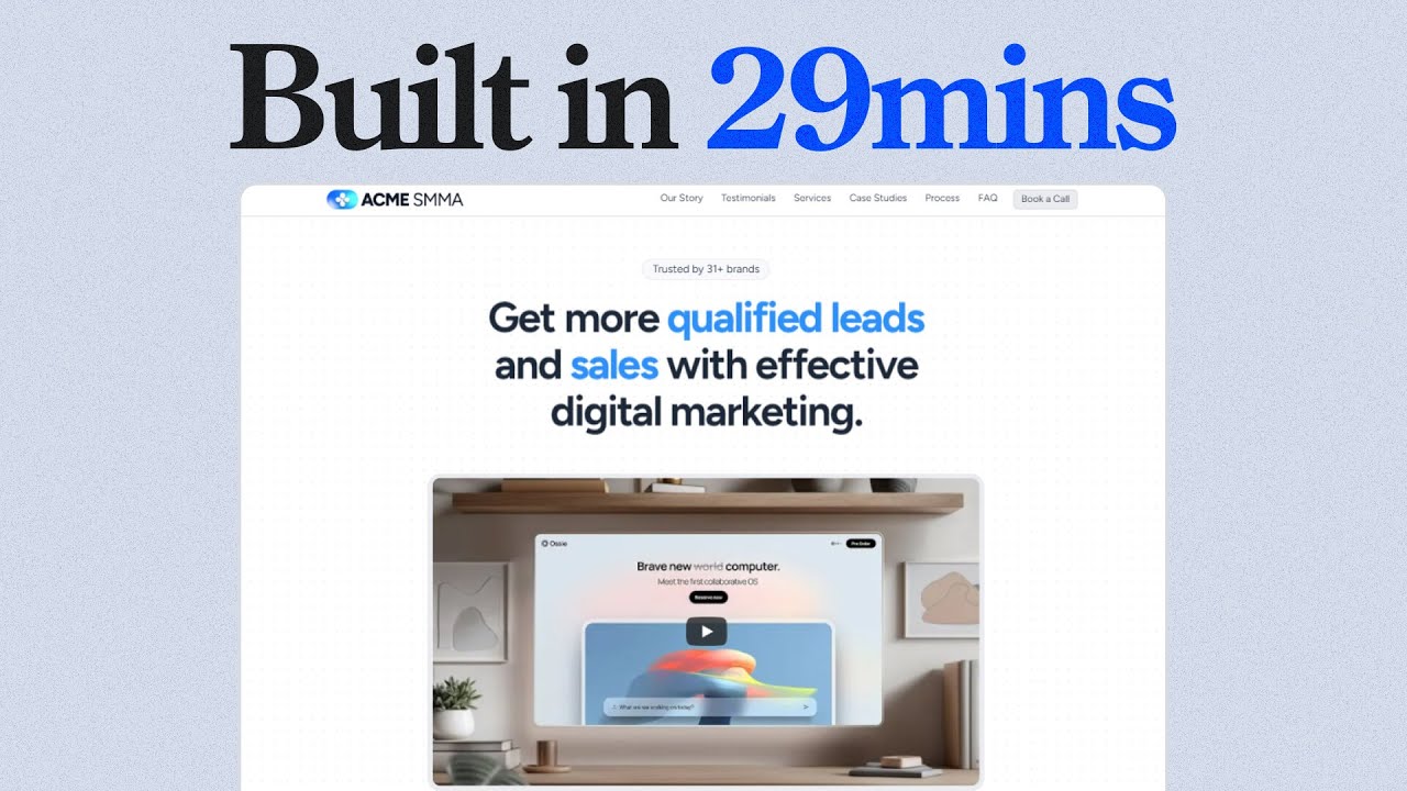 $39 SMMA Agency Website Template that BOOSTS CONVERSIONS! (Framer ...