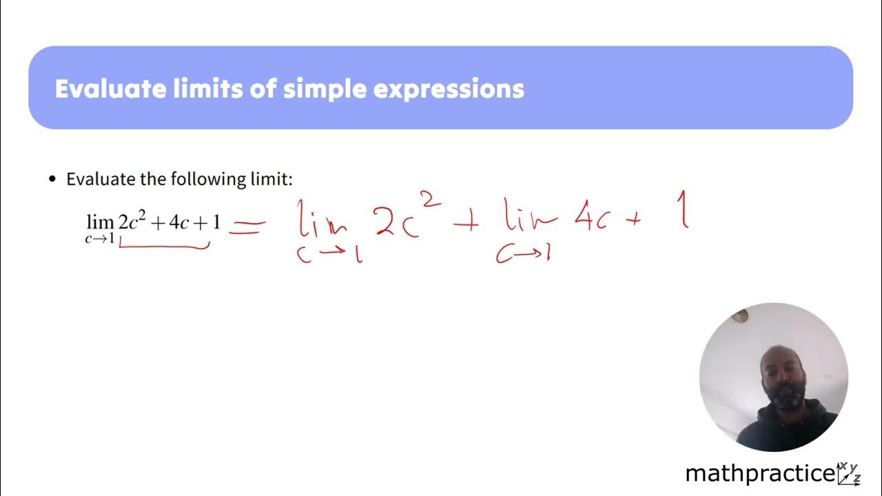 Mathpractice.xyz explainer: Evaluate limits of simple expressions - YouTube