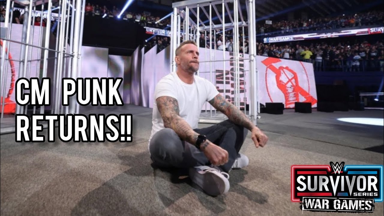 CM Punk Returns To WWE | WWE Survivor Series War Games | Elite ...