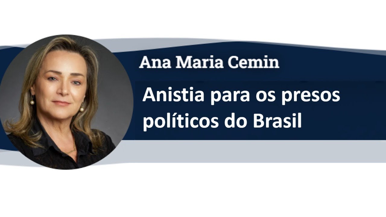 ANISTIA PARA OS PRESOS POLÍTICOS DO BRASIL - LIVE COM ANA MARIA CEMIN ...