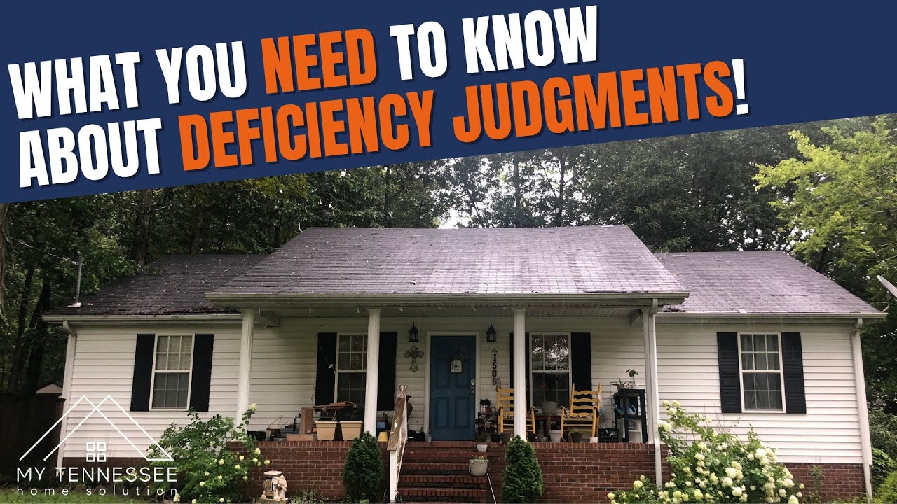 What You Need To Know About Deficiency Judgments! - YouTube