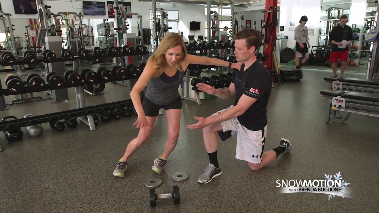 SnowMotion 2018 Ski Fitness Tip - Squats - YouTube