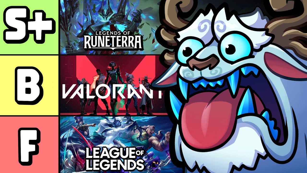 Ranking Every Riot Game - YouTube
