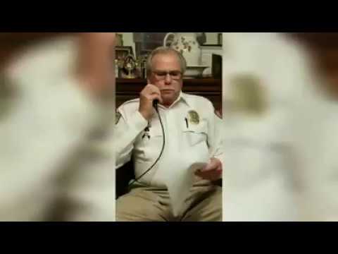 Church Point chief of police gives final 10-7 upon retirement - YouTube