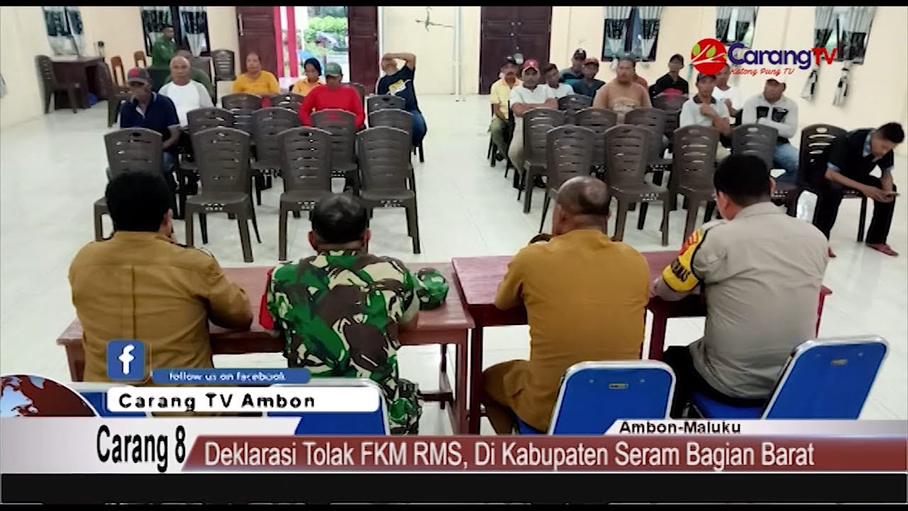 Deklarasi Tolak FKM RMS Di Kabupaten Seram Bagian Barat - YouTube