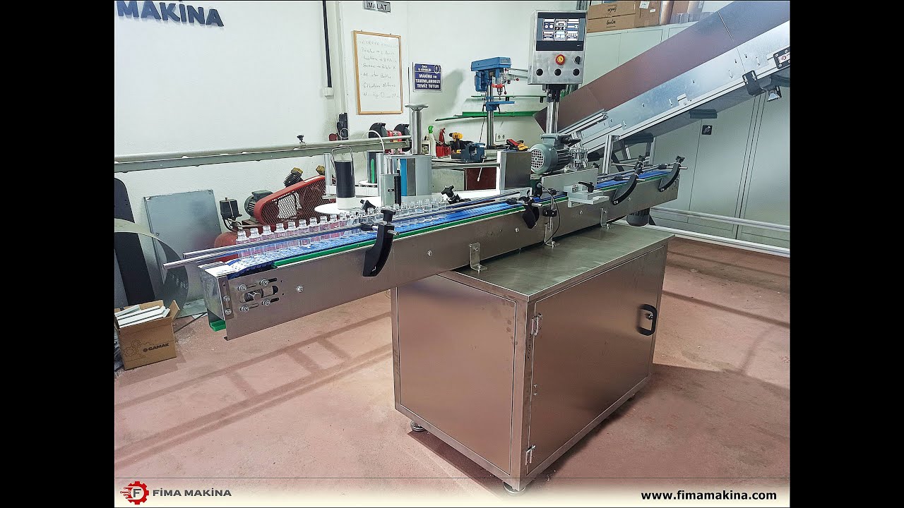 Şişe Etiketleme Makinası - Otomatik Etiket Makinası - Automatic ...