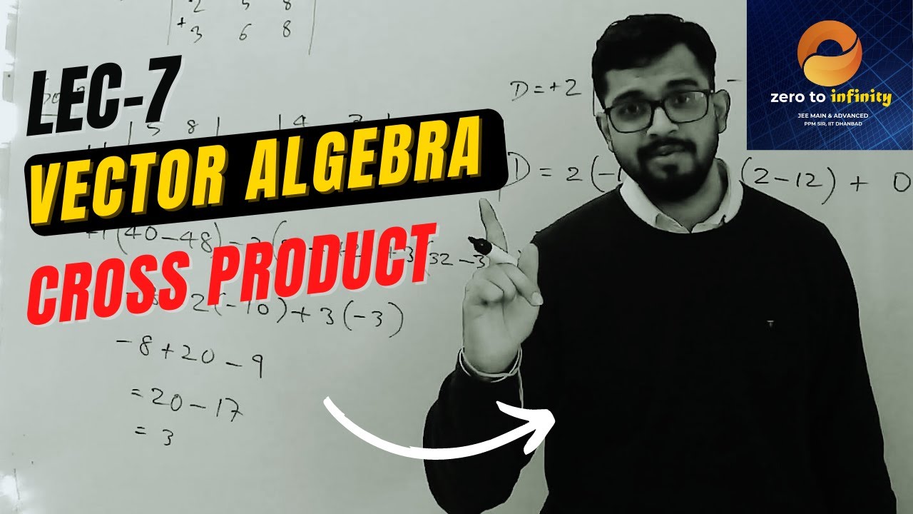 LEC-7: VECTOR ALGEBRA | CROSS PRODUCT - YouTube