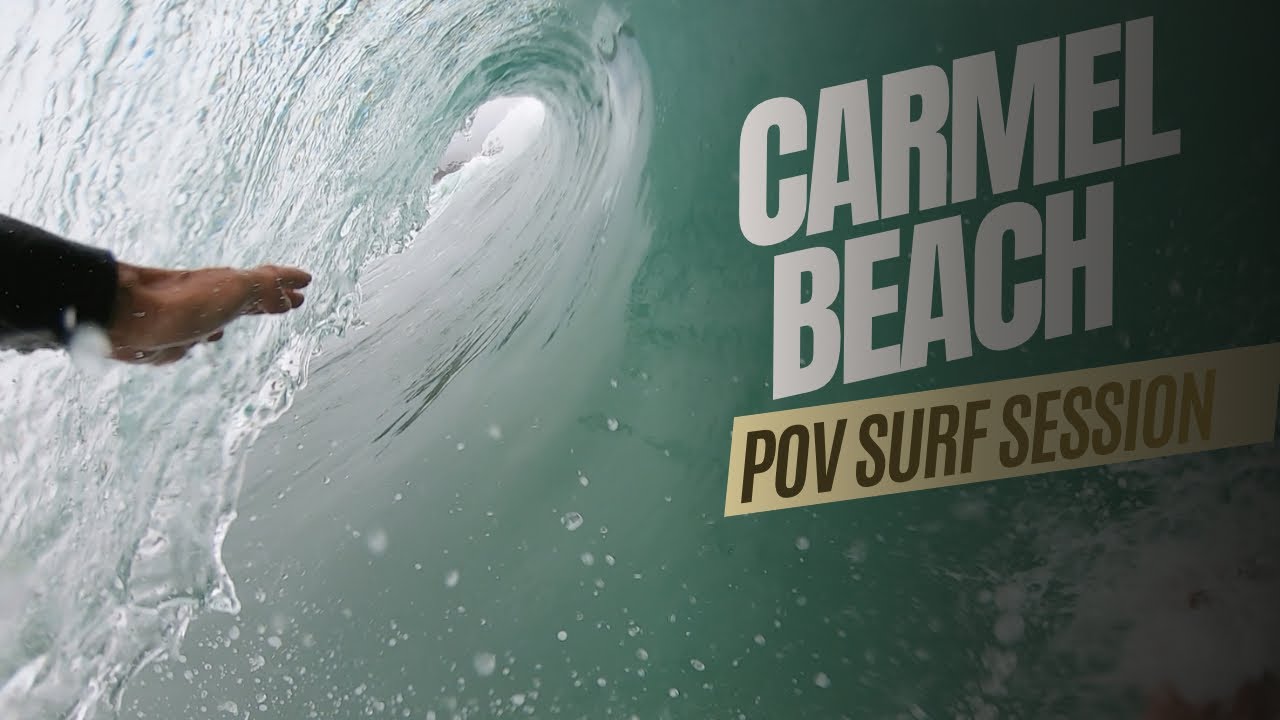 Surfing Carmel Beach - YouTube