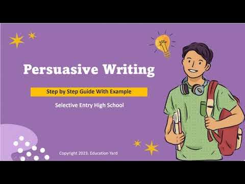 Persuasive Writing Step By Step Guide - YouTube