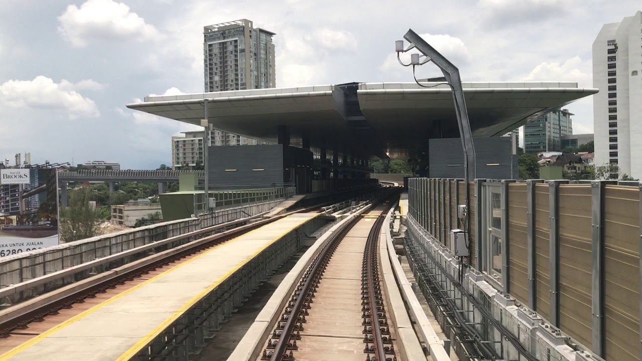 MRT Sungai Buloh–Kajang (SBK) line Muzium Negara to Bandar Utama - YouTube